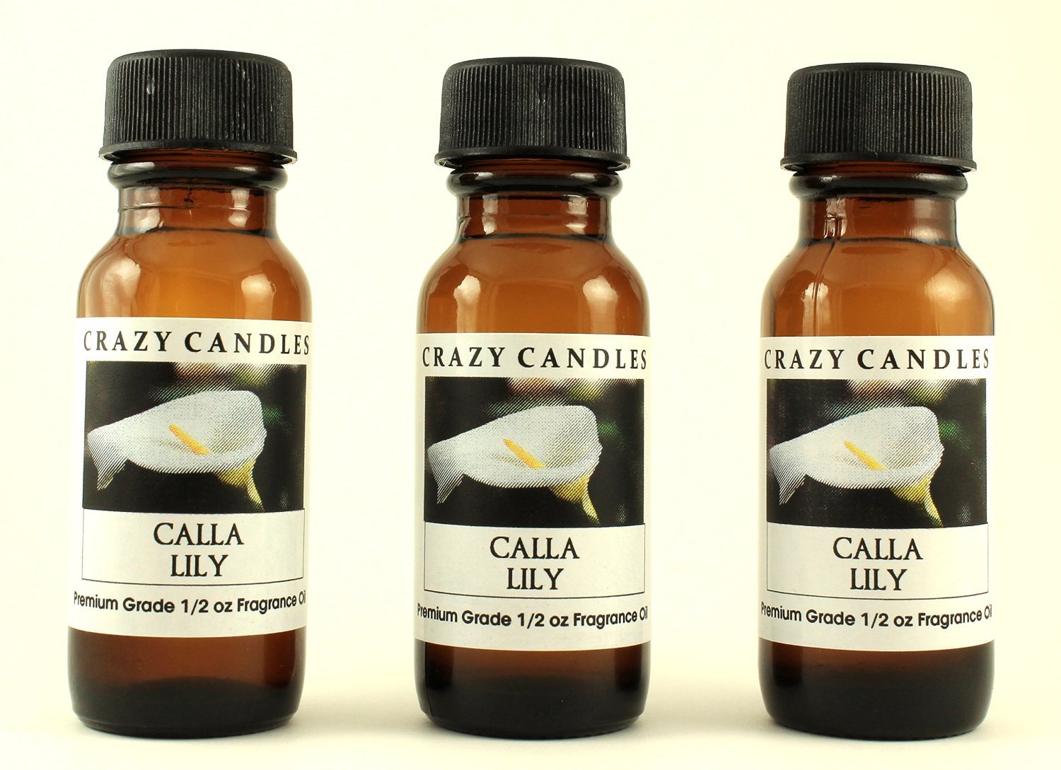 3 Calla Lily 1/2oz Premium Grade Scented Fragrance Oil Crazy Candles | eBay