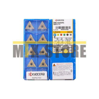 10pcs/box New TNMG160404PS CA5525 Kyocera Carbide Insert | eBay UK