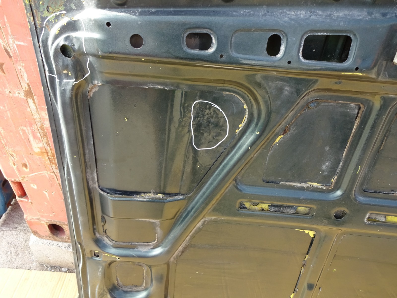 MITSUBISHI LANCER A72 SEDAN MODEL 1974 76 79 BONNET HOOD USED REPAIRED ...