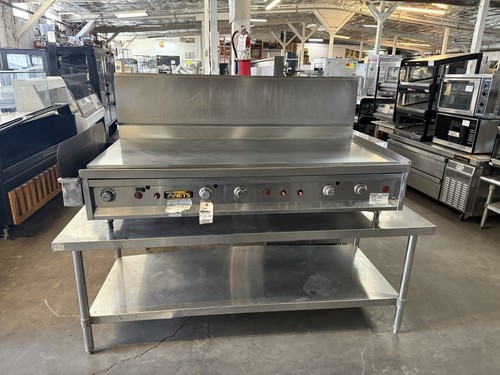 Anets Chrome Top Griddle 60”inches Gas Natural | eBay