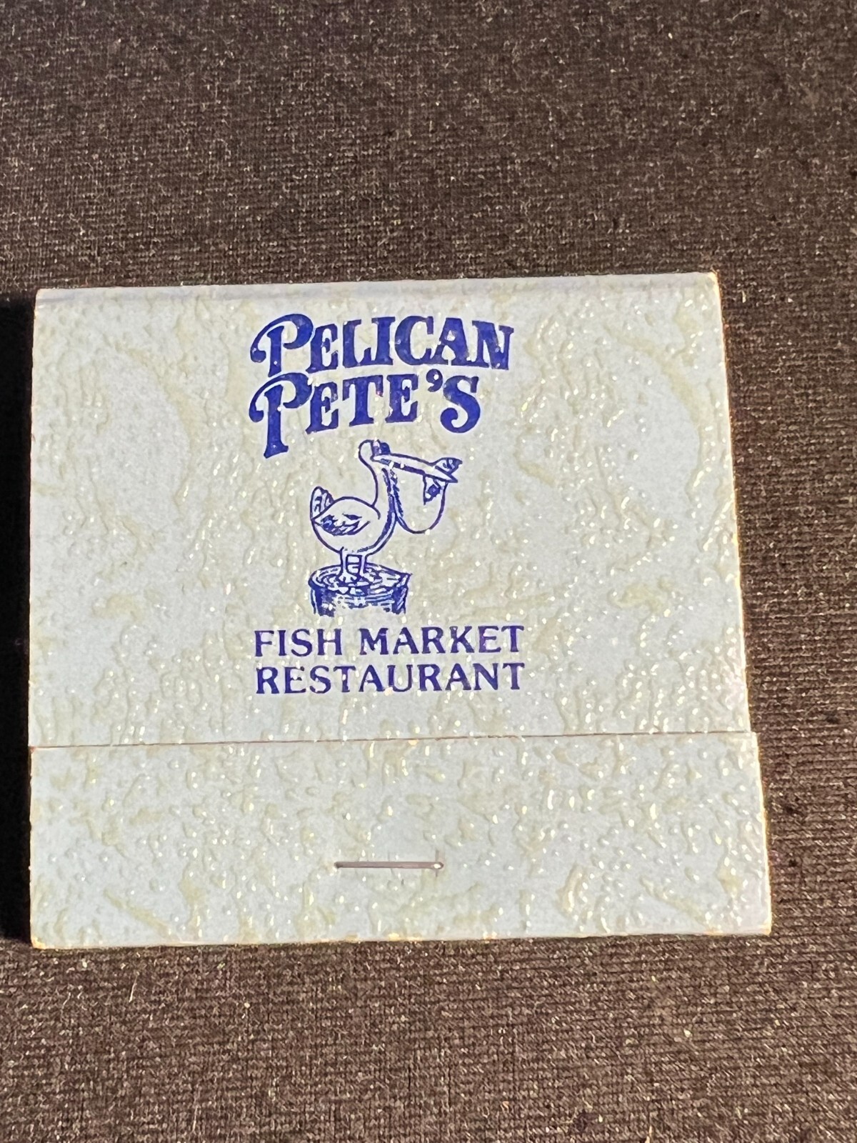 VINTAGE MATCHBOOK - PELICAN PETE'S FISH MARKET - BOULDER, CO - UNSTRUCK ...