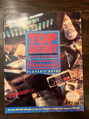Nintendo Power Player’s Guide Top Secret Passwords 1992 NES SNES Game ...