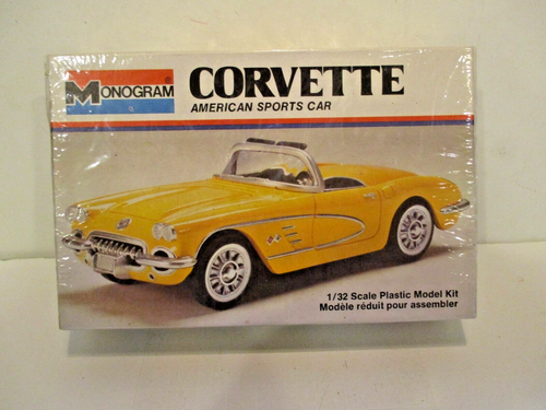 MONOGRAM 1960 CORVETTE VINTAGE MODEL KIT #6705 "FACTORY SEALED" 1/32 NIB | eBay