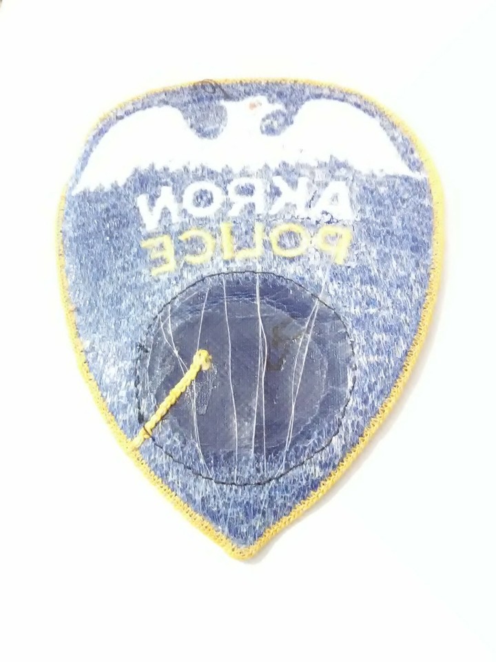 AKRON OHIO VINTAGE VAULT LOGO POLICE PATCH GREAT FOR ANY COLLECTION! | eBay