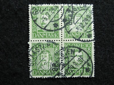DENMARK - SCOTT# 167a - BLOCK 4 - USED - CAT VAL $60.00 | eBay