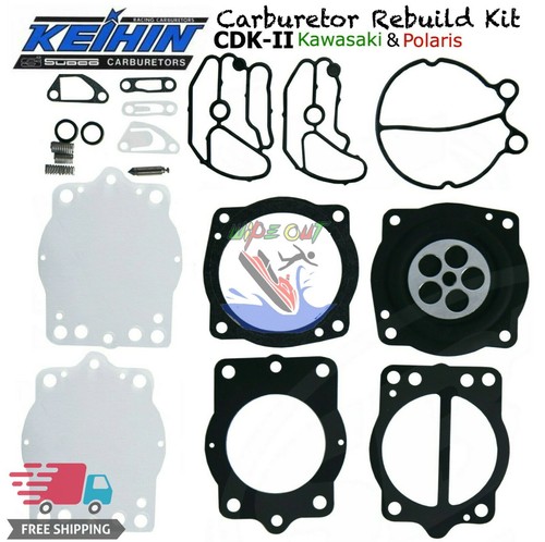 Keihin CDK-II Carb Rebuild Kit 38mm, 40mm, 42mm - Kawasaki Jet Ski ...