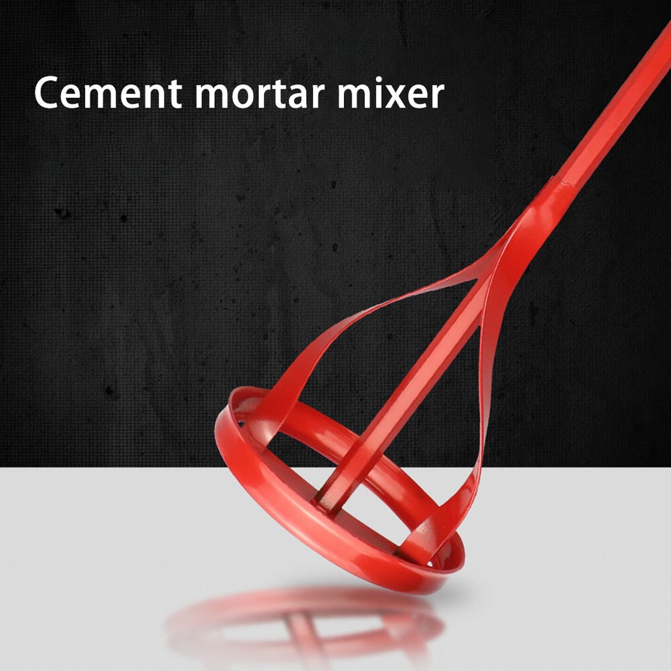 Hexagon Shaft Plaster Paint Mixer Paddle Electric Drill Mortar Cement ...