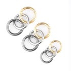 O Ring Metal Spring Gate Openable Keyring Bag Belt Strap Buckle Snap ...