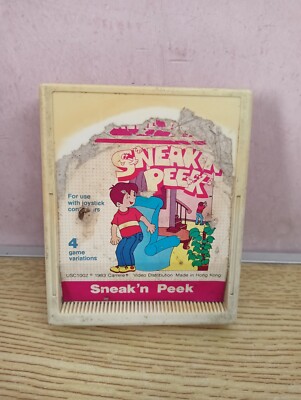 Rare Atari game cartridge 2600 Sneak'n Peek TigerVision | eBay