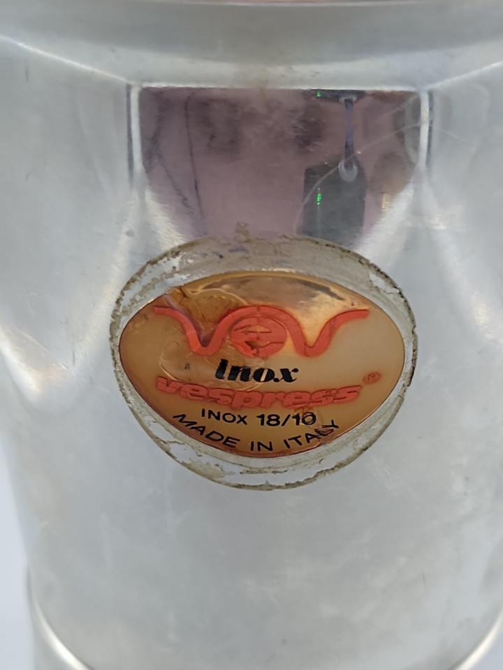 Vintage VeV Vigano Vespress Nero Stovetop Espresso Coffee Maker 18/10 ...