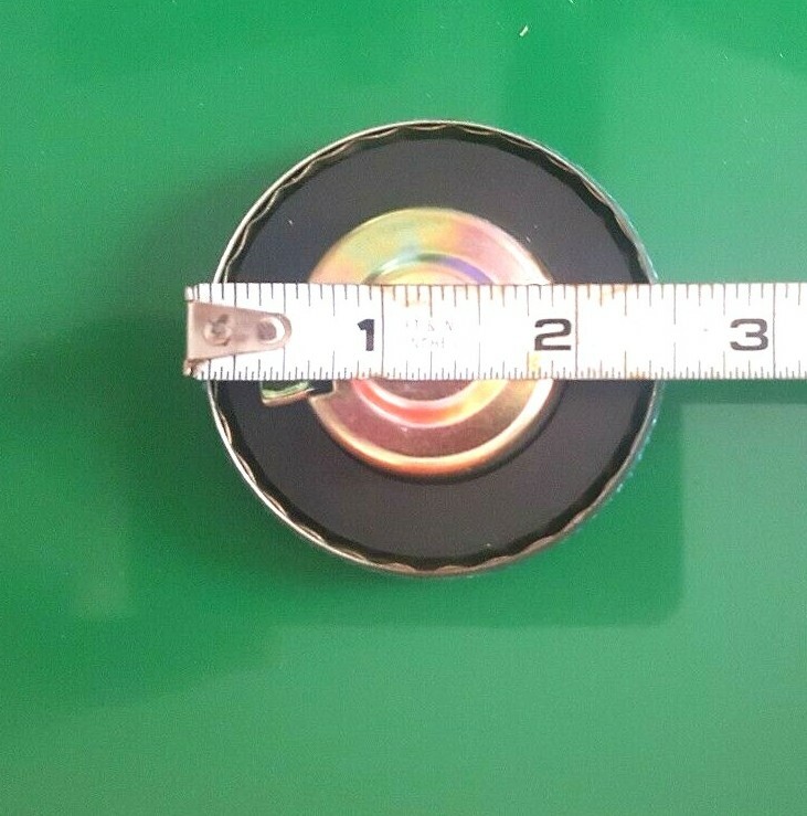 Magura Style Chrome Gas Cap Husqvarna Maico Penton Vintage AHRMA | Rear