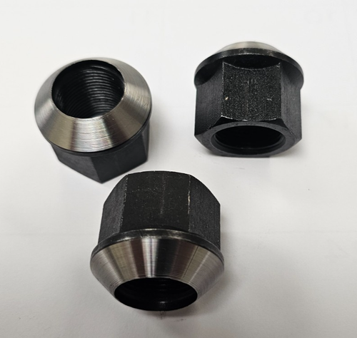(3) Hub Centric Centering Lug Nuts M22x1.5 mm Oshkosh MTVR Tapered ...