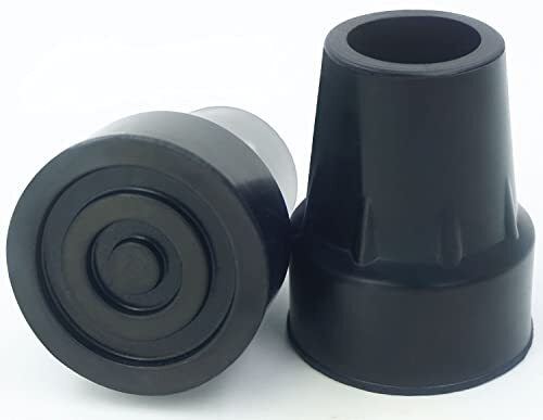 Replacement Cane Tips, Walking Cane Tips Rubber Foot Pad 7/8 Inch(2 ...