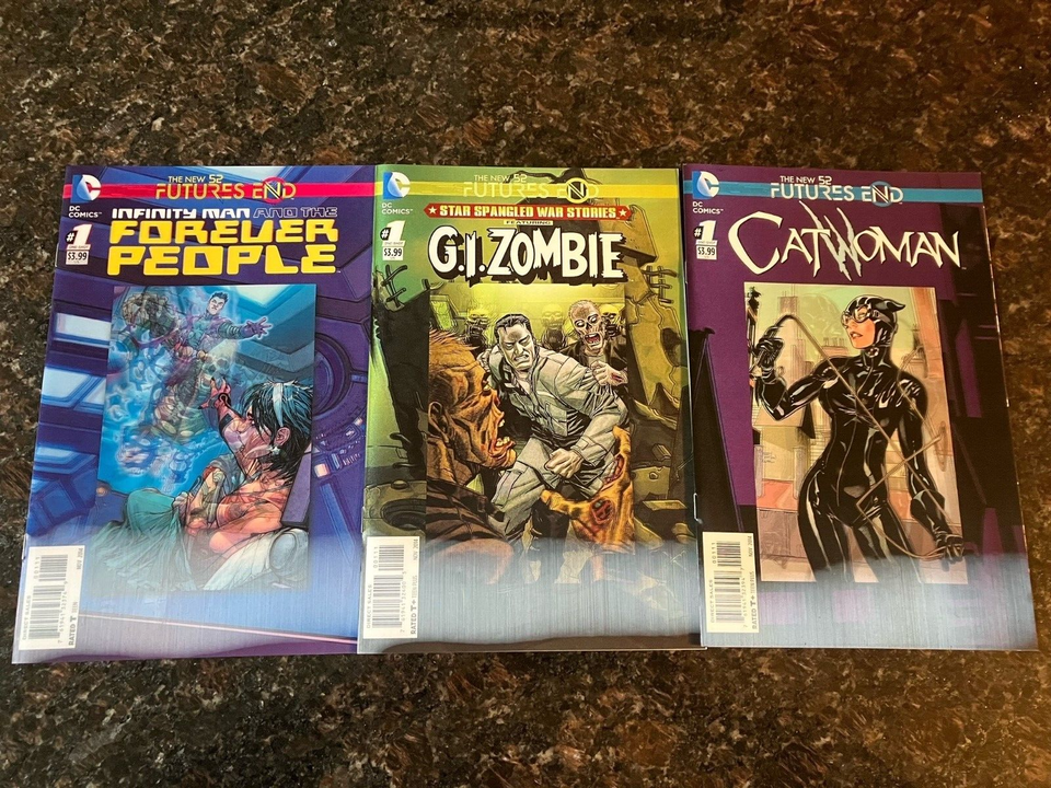 DC Comics The New 52 Futures End #1 Issues Lenticular Covers - 11 Comic ...