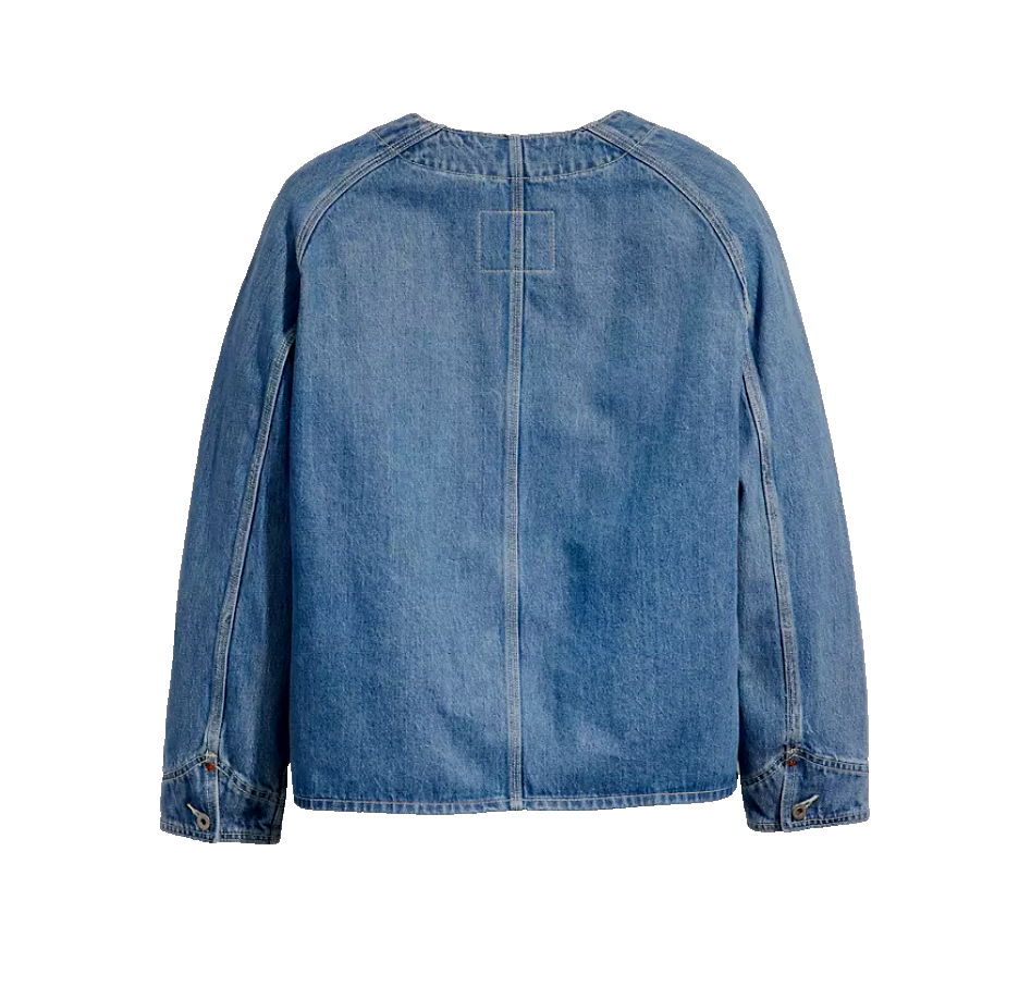 Size LARGE - LEVIS Union Engineer Jacket Mens Denim Cardigan Chore ...