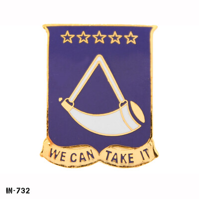 US Army DUI Pin ~ 150th Armored Regiment "We Can Take It" ~ Gemsco USA ...