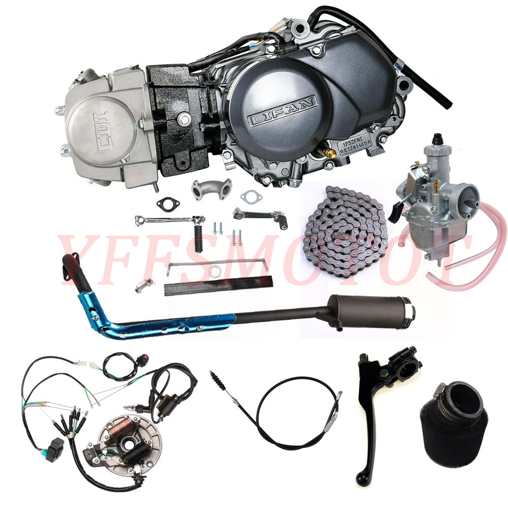 Lifan 125cc 4-speed Engine Motor Kick Start for CL70 Z50 CT110 CRF110 ...
