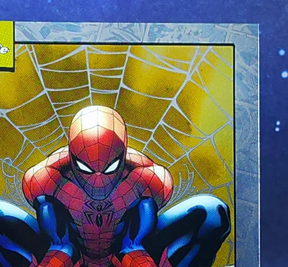 Spider Man 2024 Topps Marvel Chrome Card #1 Chrome Base Limited Release ...