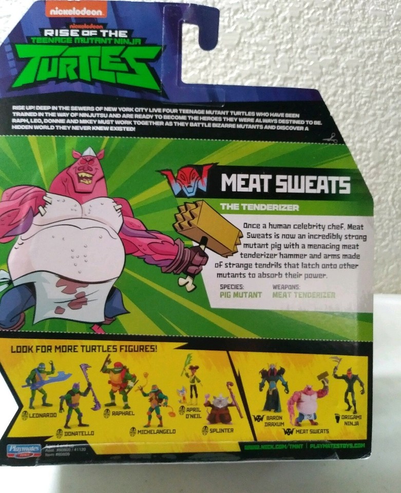 Teenage Mutant Ninja Turtles Rise Of TMNT, Meat Sweats Action Figure ...