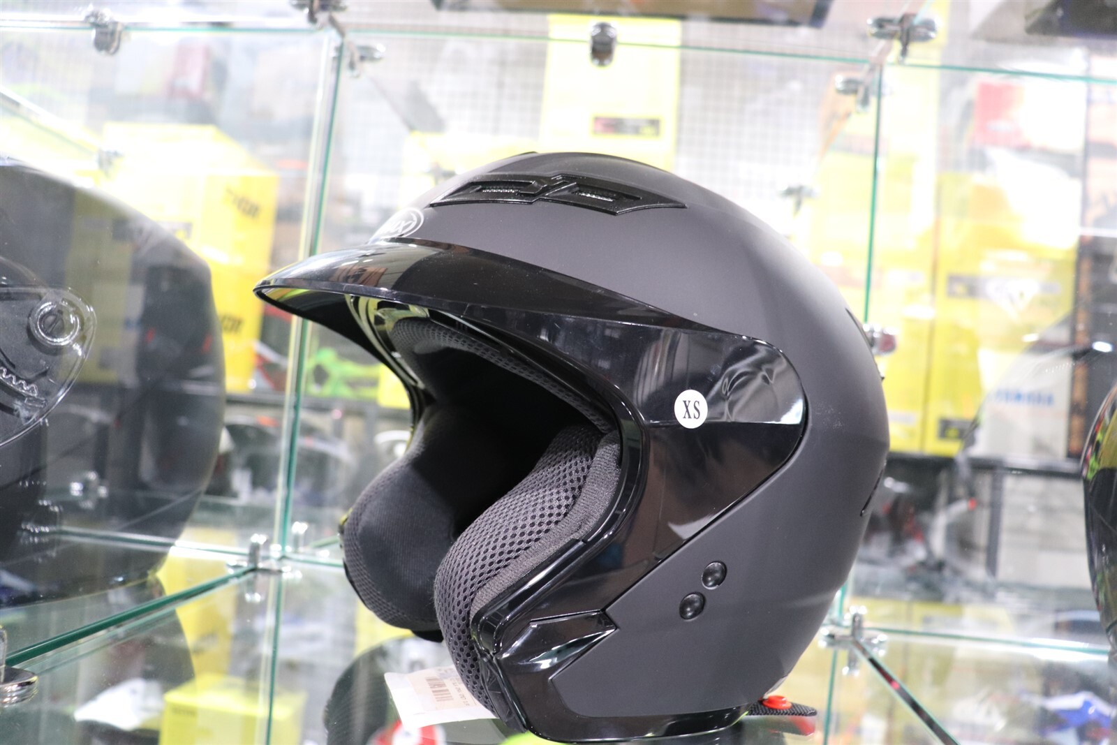 XS GMAX GM67 Motorcycle Helmet 3/4 Open Face Helmet FLAT MATTE BLACK | eBay