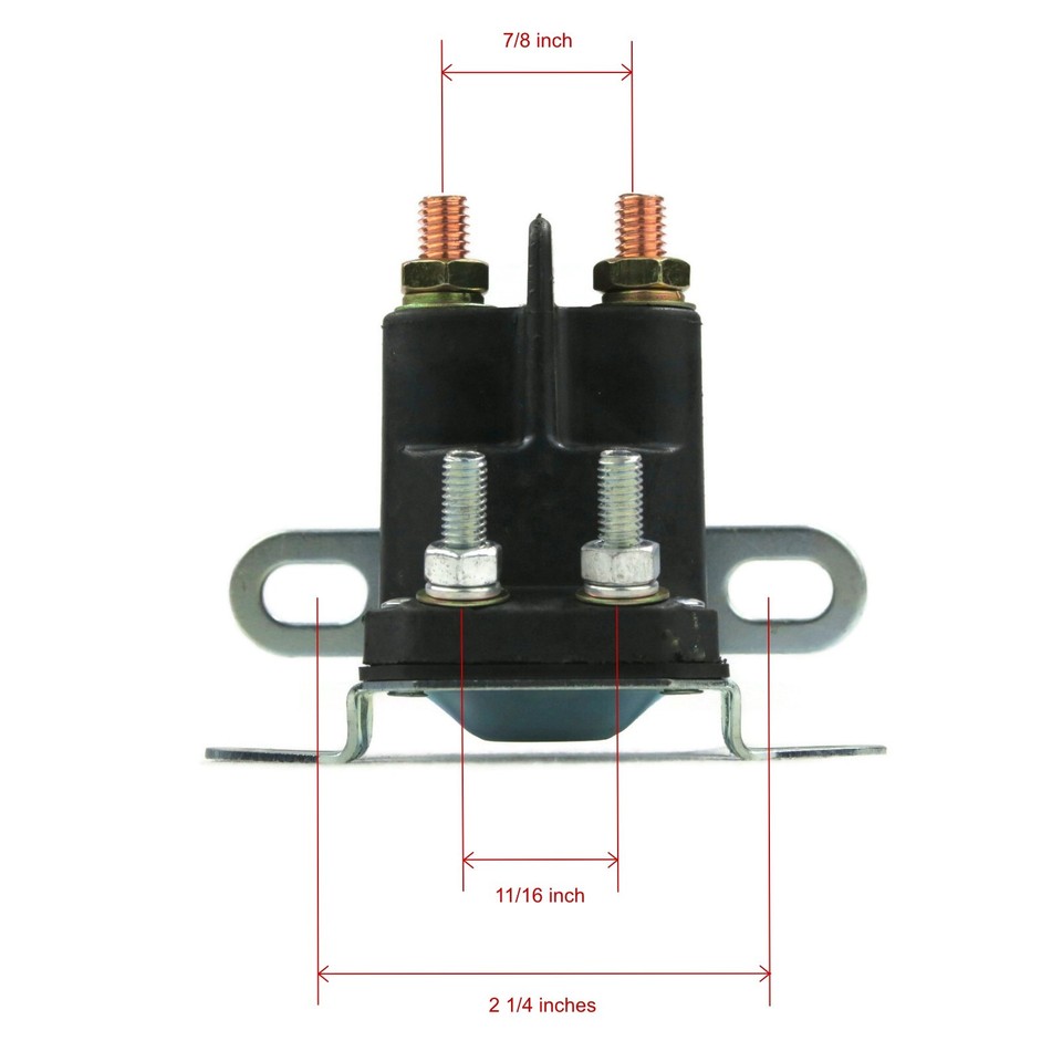 (Pack of 2) Universal 4-Post Starter Solenoid for Toro 60", 72" Z 500 ...