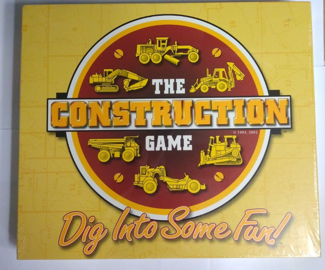 *Box Has Damage - The Construction Game. Board Game. Dig Into Some Fun ...