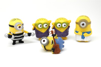 MINIATURE SMALL MINIONS Lot of 5 Toys Figurines 3" | eBay