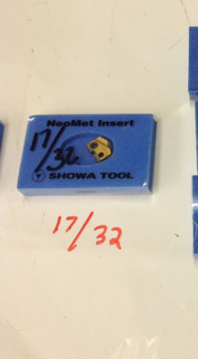 1-Piece Showa 17/32" Neomet Insert Cutter. NEW IN BOX w3shelf in bag | eBay