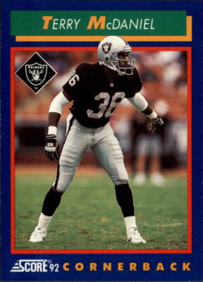 1992 Score #9 Terry McDaniel - NM | eBay