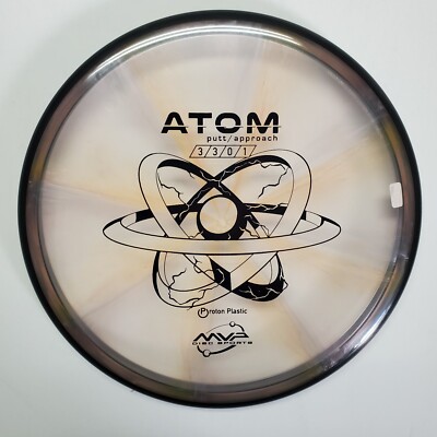 MVP Proton Atom! 170 grams. Light Purple/Orange Swirls. Straight Flying ...