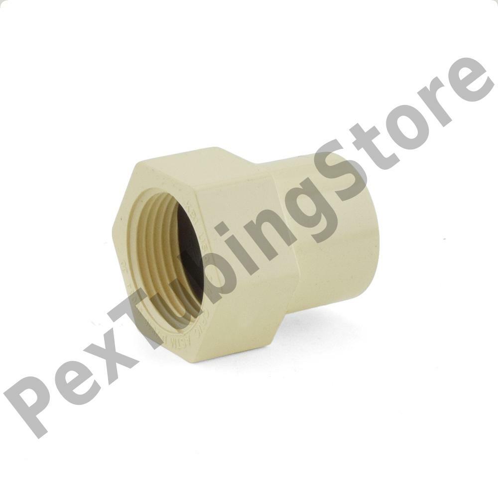 3/4" CTS CPVC Female Adapter w/ Gasket (Socket x FIP) | eBay
