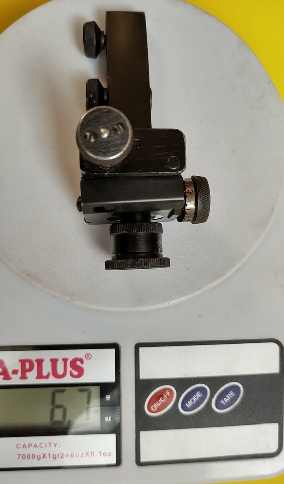 Rear diopter iris aperture receiver micrometer Peep URAL CM sight ...