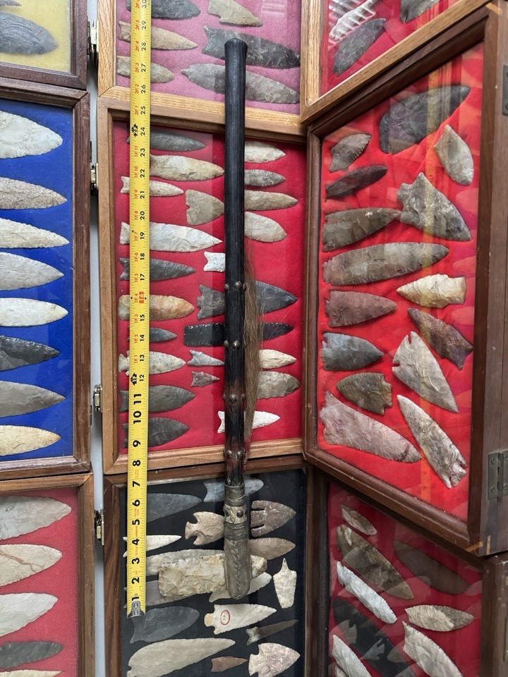 Rare Offering Plains Native American 19th Century Stone Axe Hatchet Arrowhead | eBay