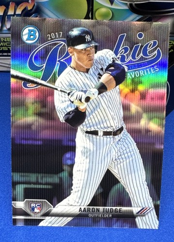 2017 Bowman - Chrome Roy Favorites Aaron Judge #ROYF-9 (RC) | eBay