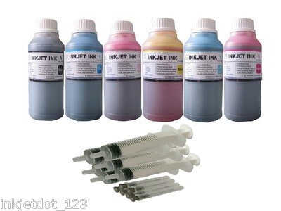 ND Non-Original 6x250ml refill Dye ink for T277 XP-850 XP-860 XP-950 XP ...
