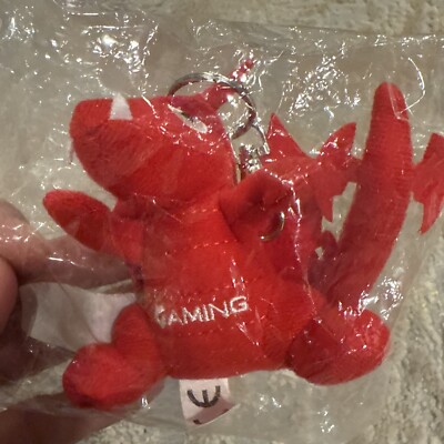 MSI Gaming Lucky Dragon Mascot Red Plush Keychain, Sealed | eBay