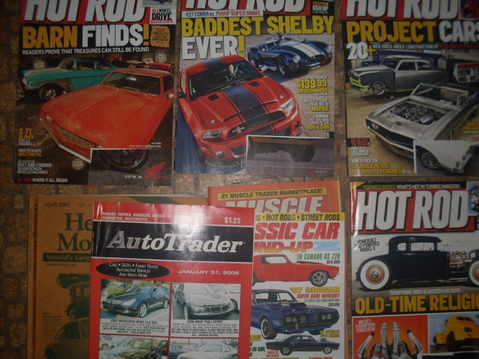 Vintage HOT ROD MAGAZINES AND MORE Tool Garage Shop Mechanics ...