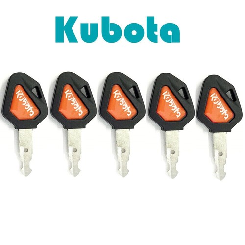 5 Key Kubota 459A Excavator Keys Kubota Excavator Kubota Parts Equipment Key | eBay