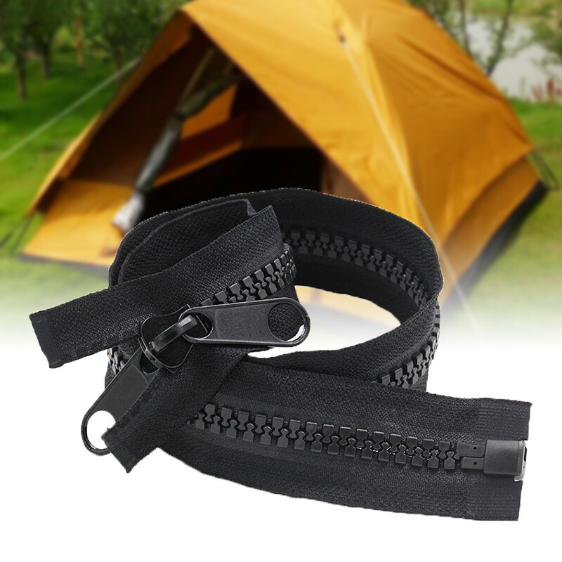 60-400cm Double Sliders Long Zips 10# Open End Zipper For Down Jacket ...