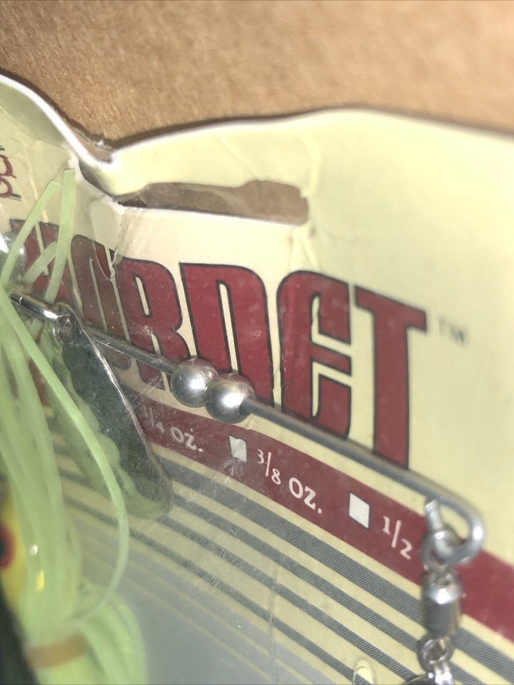 Vintage WAZP SPINNER BAIT 1/4 Oz Silver Neon Yellow S DW 14 10 | eBay