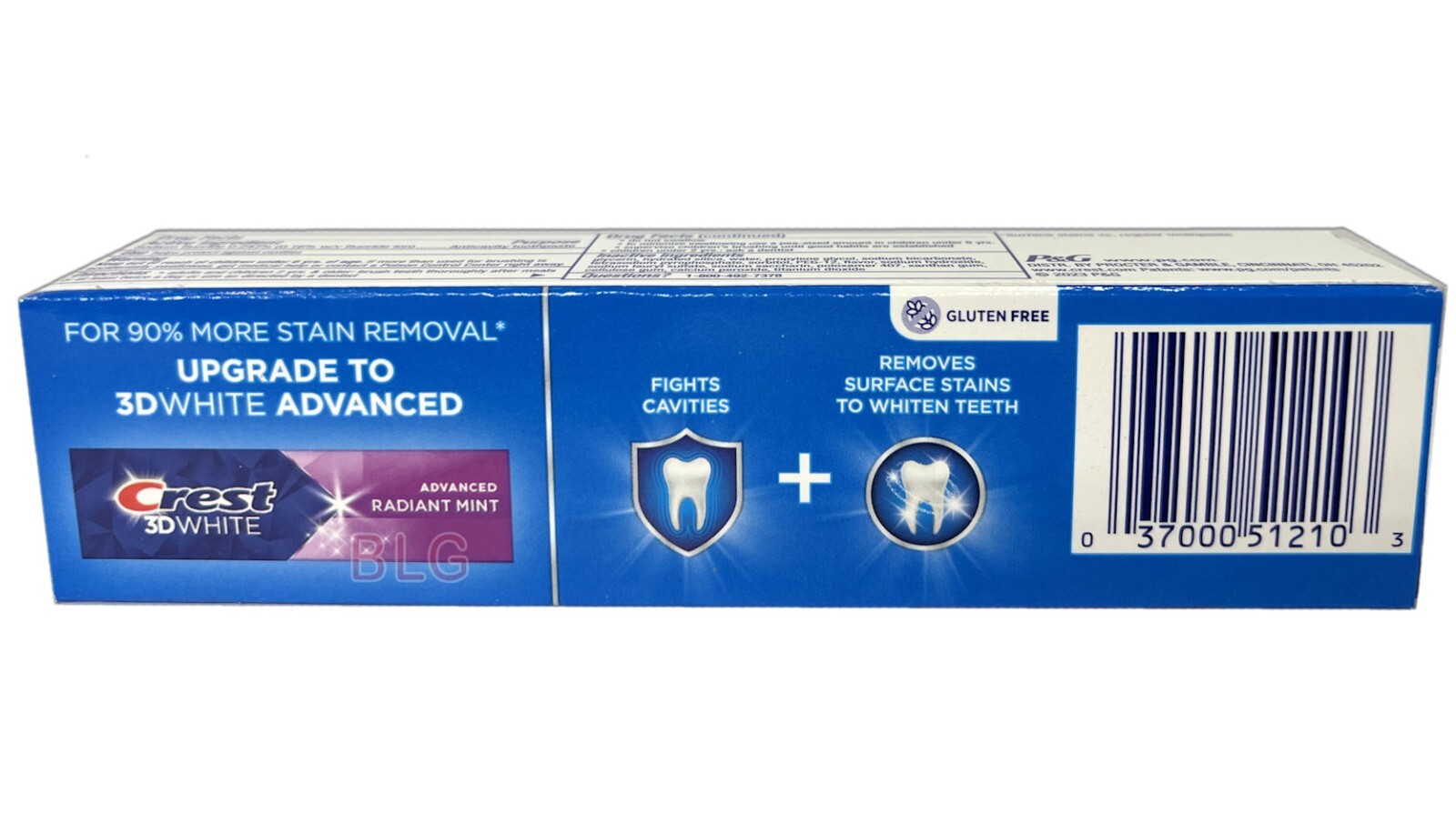 3 Tubes Crest Baking Soda & Peroxide Whitening Toothpaste 8.2 Oz 232g ...