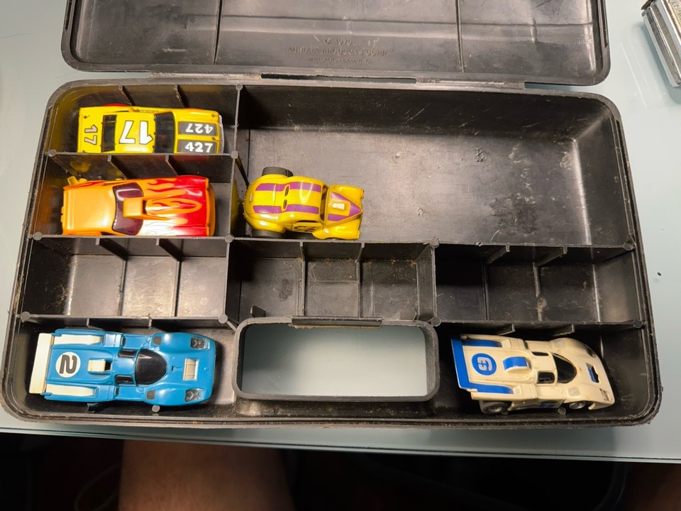 Vintage AFX SLOT CAR LOT Of 5 & AFX Case. 3 Cars Missing Front Tires | eBay