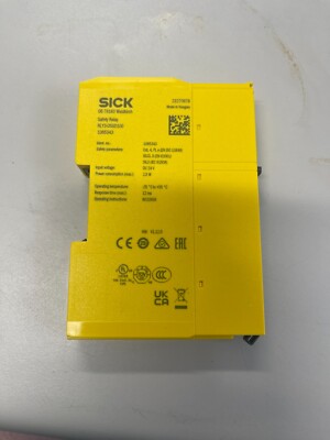 Sick Safety Relay 24 VDC 2.5 Watt 1085343 RLY3-0SSD100 1085343 DE-79183 ...