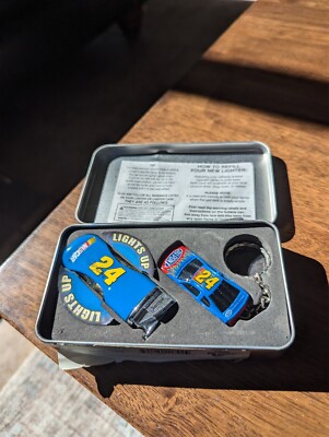 Jeff Gordon #24 - Keychain and Lighter in Collectible Silver Tin ...