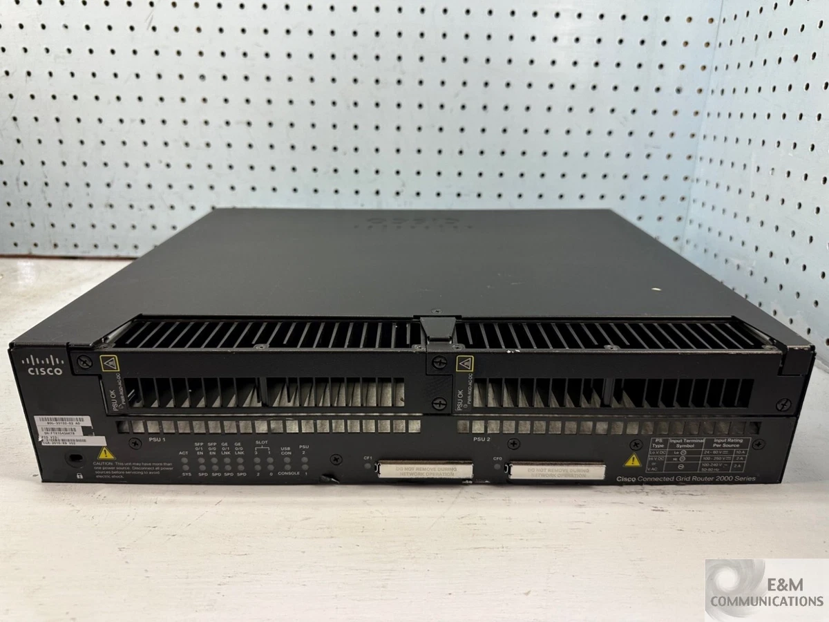 Cisco Cgr2010 K9 Gigabit Connected Grid Router 53 Off