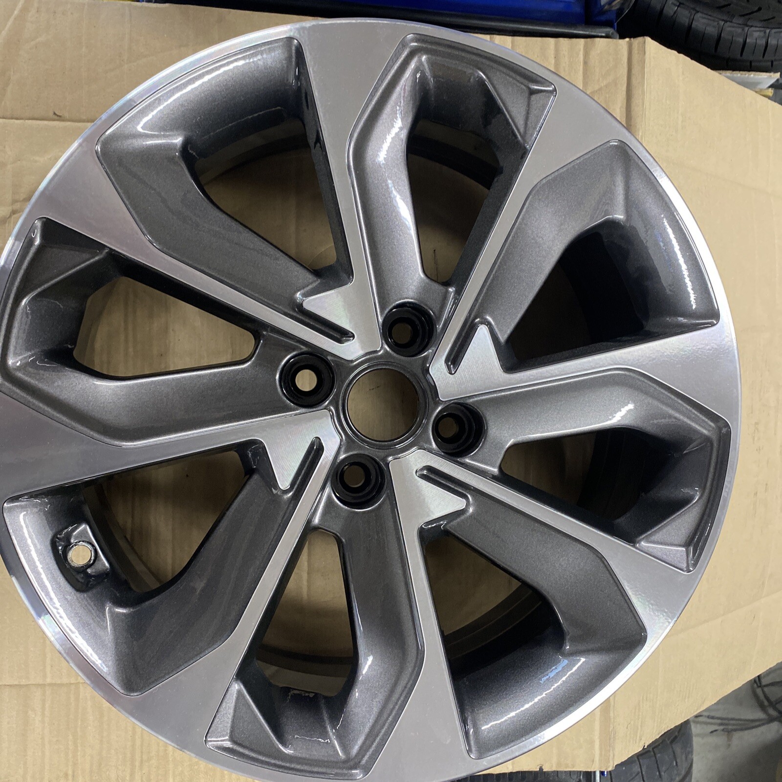 Genuine+Kia+Rio+Stonic+PICANTO+17+Inch+Diamond+Cut+Alloy+Wheel+Tyre+ ...