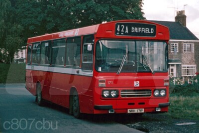 Bus Photo - East Yorkshire NBC 171 NRH171P Ford R1014 Duple on 42A ...