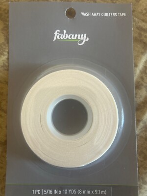 Fabany Wash Away Quilters Tape, 5/16" X 10yds | eBay