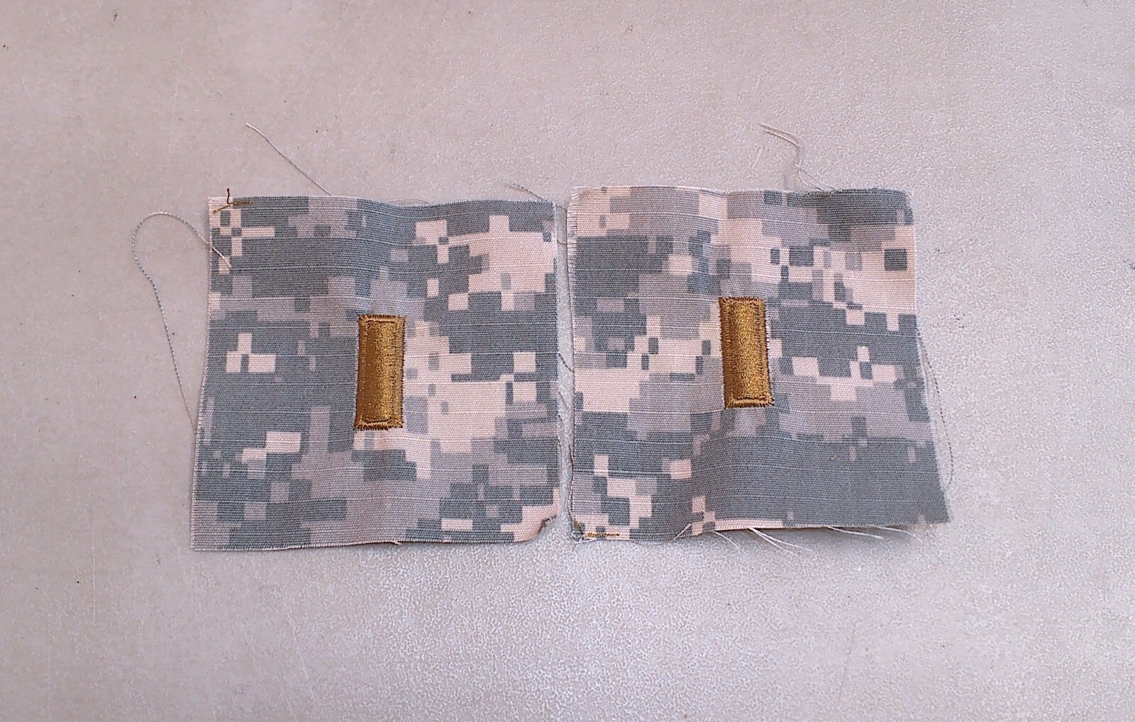 US Army ACU UCP Camouflage 2nd Lieutenant 2LT O1 Rank Sew On Uniform ...