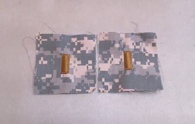 US Army ACU UCP Camouflage 2nd Lieutenant 2LT O1 Rank Sew On Uniform ...